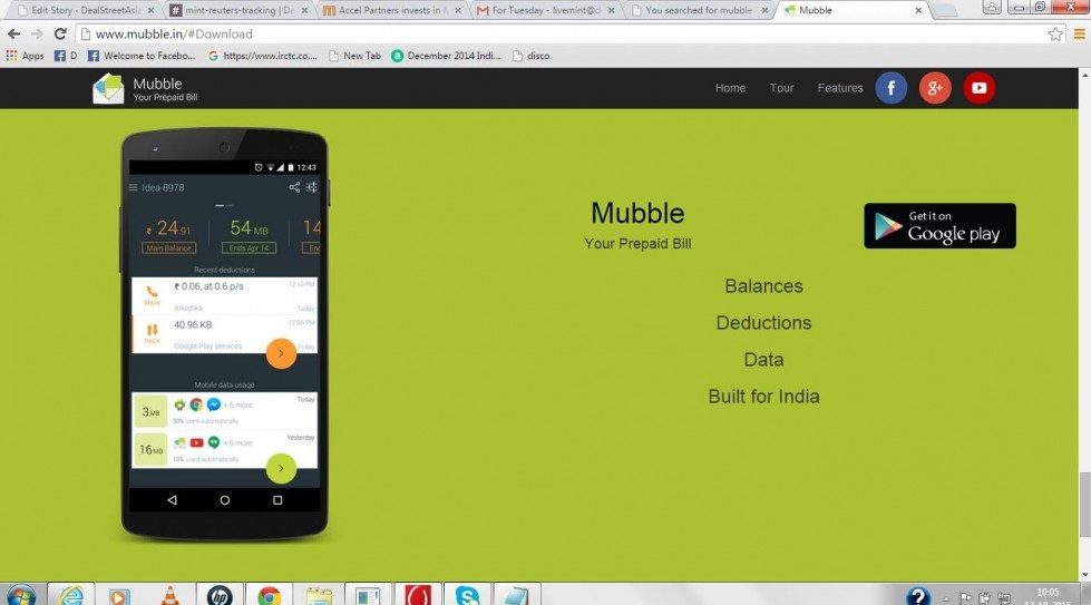 Mubble secures funding from Accel Partners