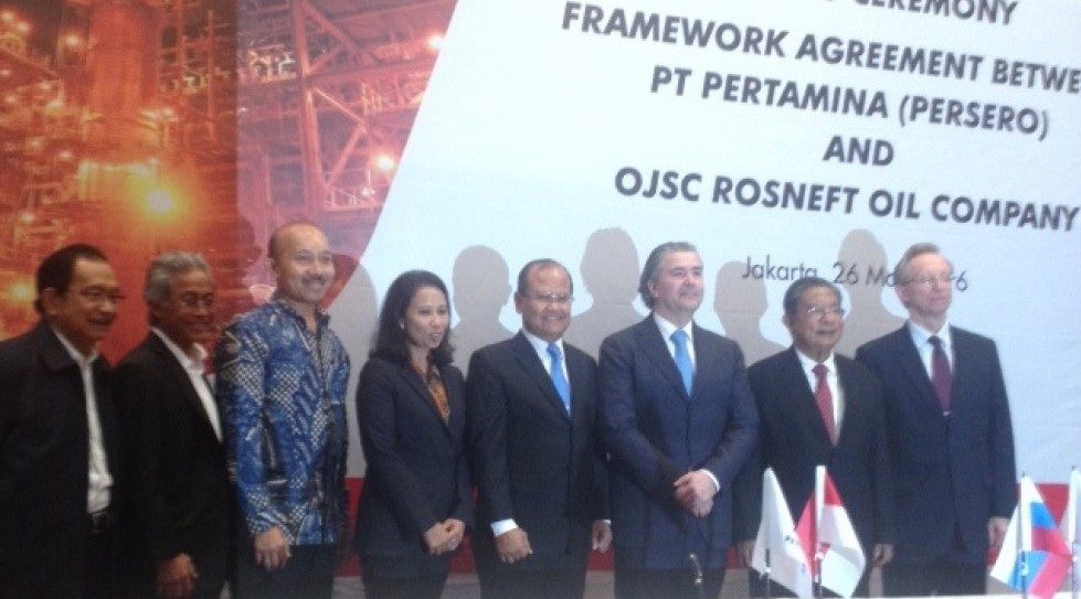Pertamina, Rosneft ink $13b Tuban Refinery framework agreement