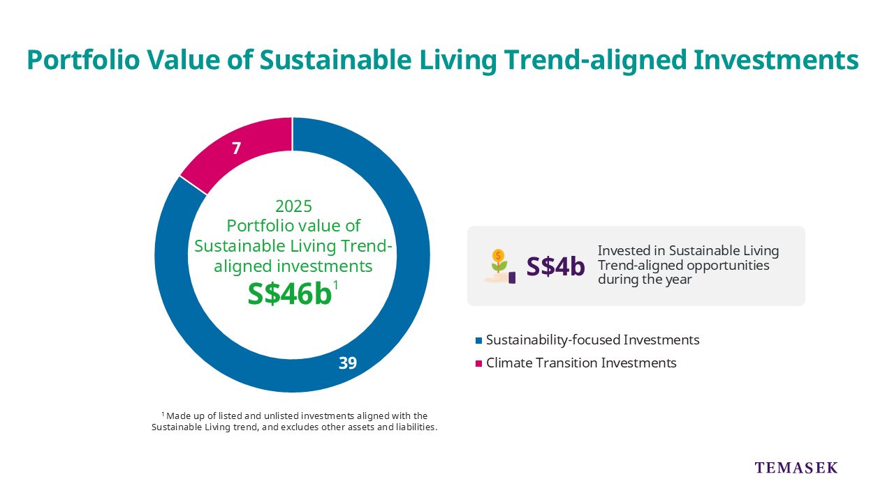 Temasek will bet on greener living even as US funds retreat